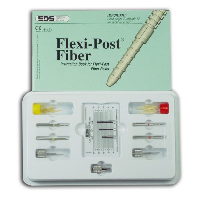 Flexi-post fiber intro kit ( gul og rød) - Technomedics