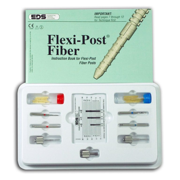 Flexi-post fiber intro kit (rød og blå) - Technomedics